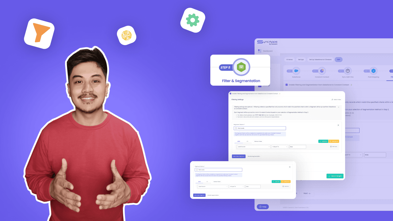 Filtering and Segmentation Guide — SyncApps® by Cazoomi